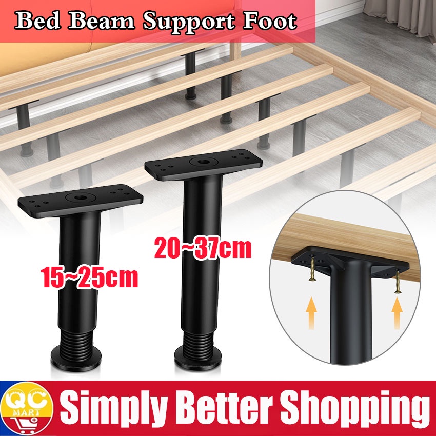 Adjustable Bed Beam Support Foot T-Shaped Retractable Bearing Bracket ...