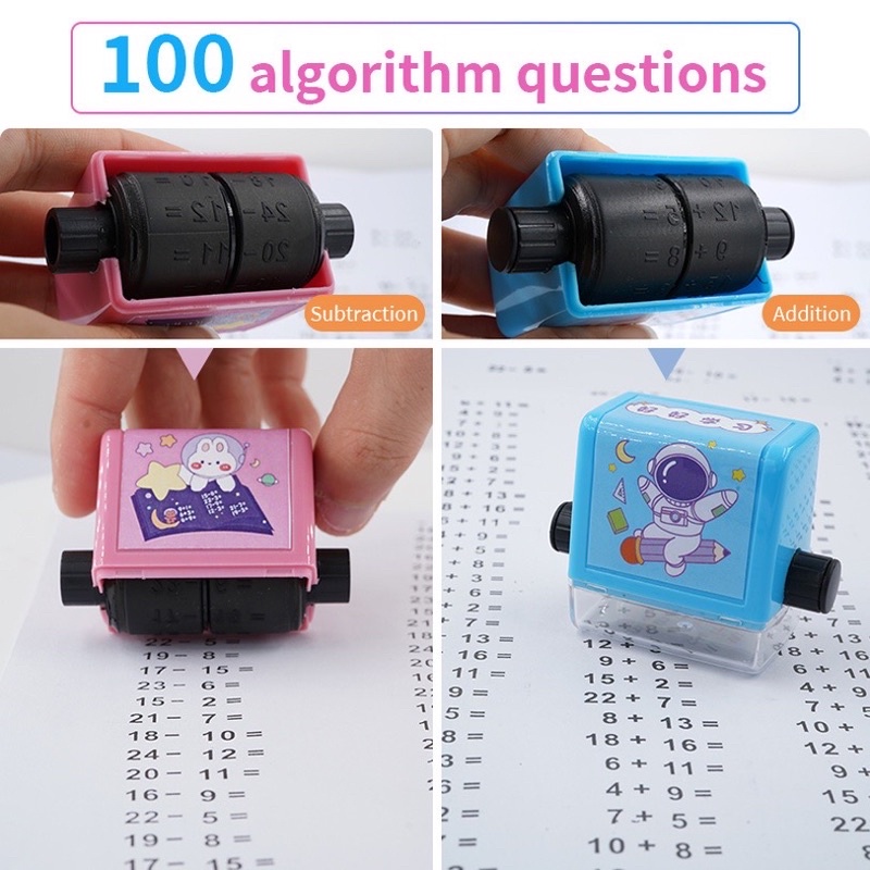 Smart Math Rolller for Kids with Squid Automatic Math Roller Printer ...