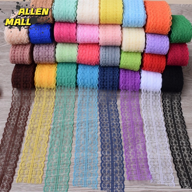 (5yards/roll) 45mm Lace Trimming Ribbon, White Lace Fabric Webbing ...