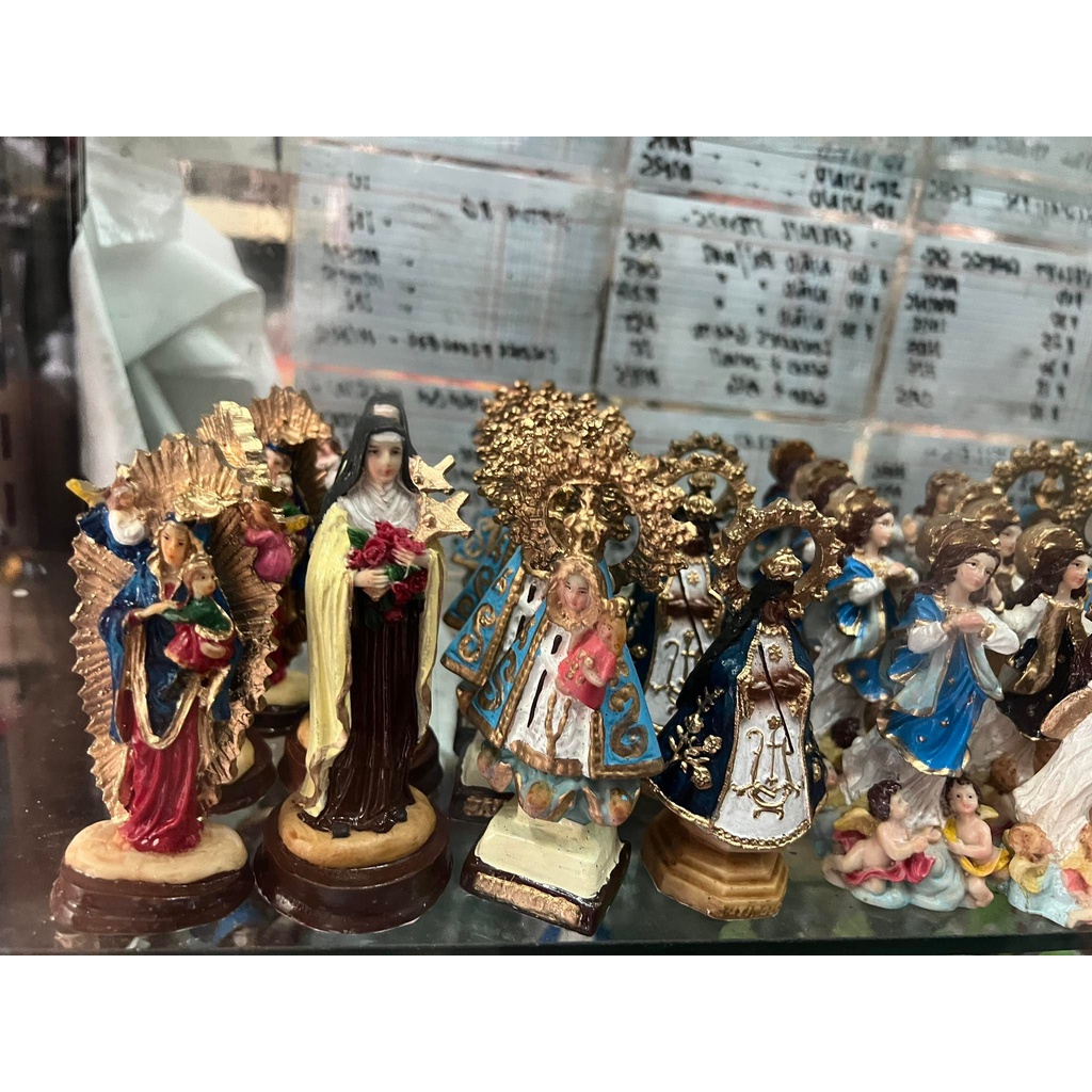 MINI Saint STATUE - 4 to 5 inches height (made of Resin) | Shopee ...