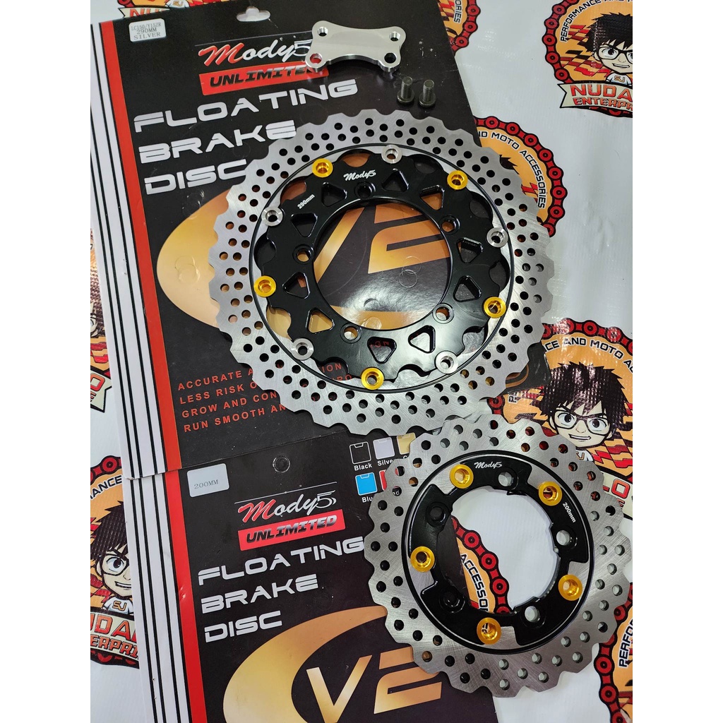Mody5 Floating Alloy Disc V2 Sniper150 / 155 (Front w/ Bracket 290mm ...