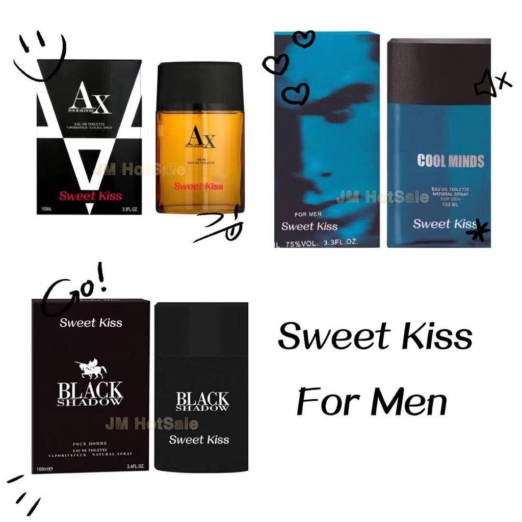 Sweet Kiss AX/COOL MINDS/Black Shadow POUR HOMME EAU DE TOILETTE For ...