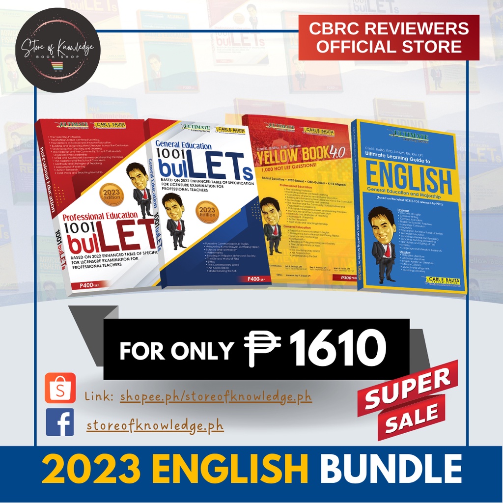 (CBRC) 2023 ENGLISH BUNDLE | Shopee Philippines