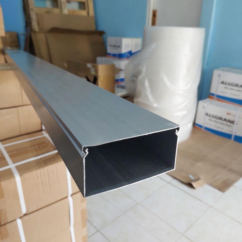 2m 2" x 4" Aluminum Cable Tray (2pcs 1meter length) | Shopee Philippines