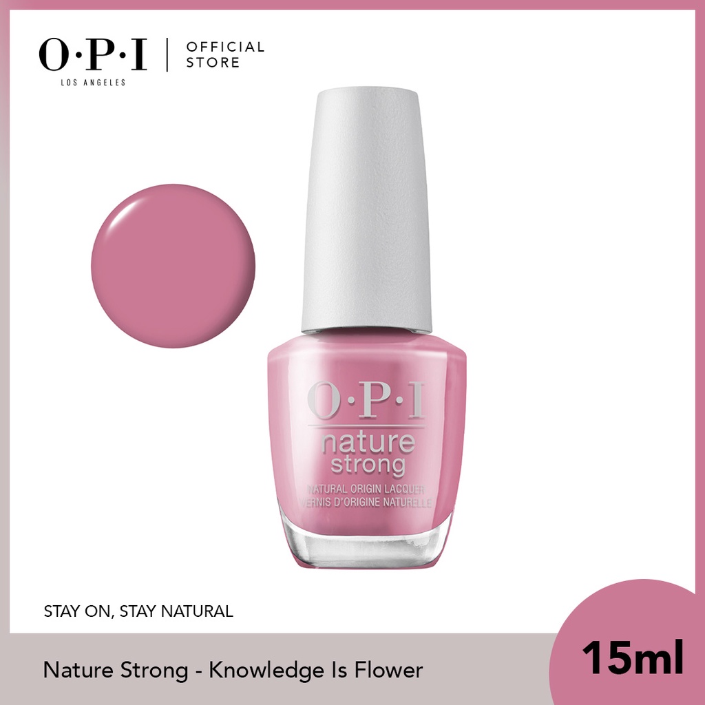 O.P.I. Nature Strong Knowledge Is Flower 15ml | Shopee Philippines
