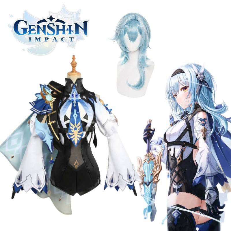COD Genshin Impact Eula Cosplay Costume Uniform Cosplay Costume Women ...