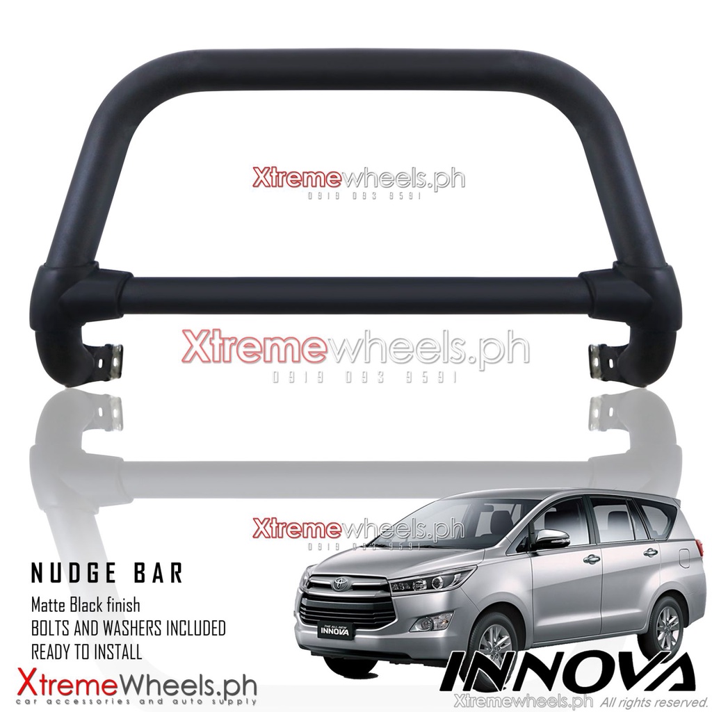 Innova J E G V 2016-2024 Front nudge bar / bull bar / front bumper ...
