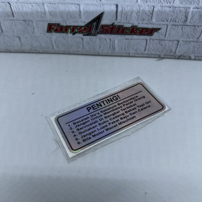 Warning Sticker IMPORTING PRINTCUT Sticker | Shopee Philippines