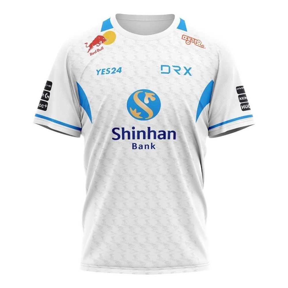 DRX Team 2022 Custom Name LOL LCK Deft Zeka BeryL Pyosik Kingen T Shirt Men E-sports Uniform ...