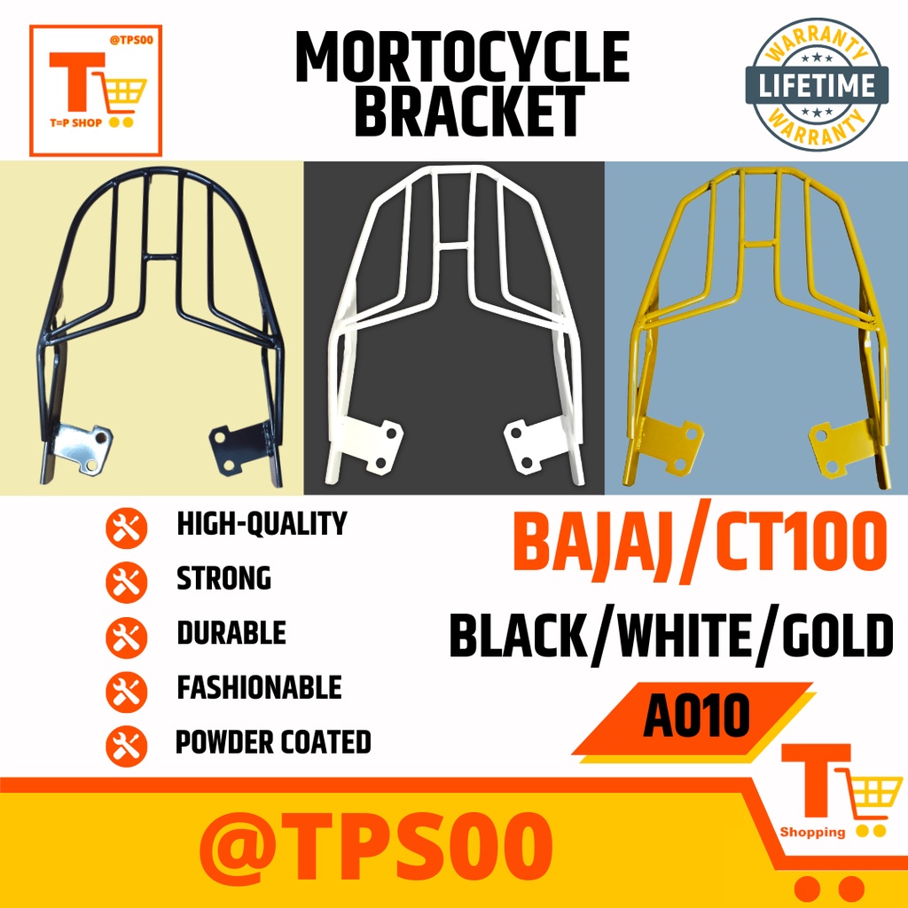 TPSHOP MOTORCYCLE BRACKET A010 BAJAJ/ CT100 (PB) | Shopee Philippines