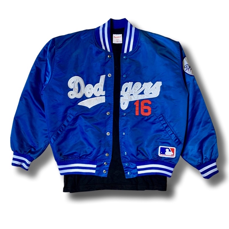 Mlb Dodgers Varsity Jacket Second | Shopee Philippines