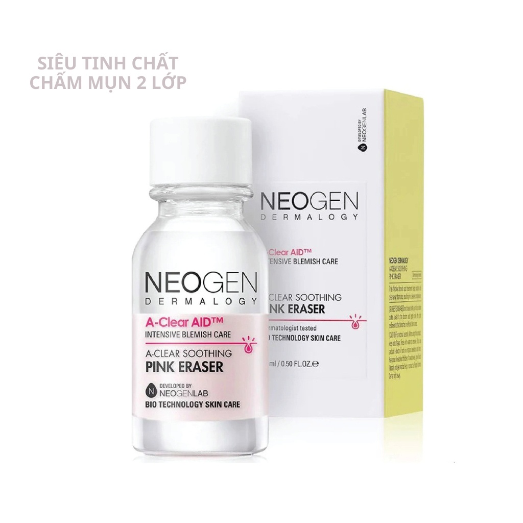 Neogen Dermalogy A Clear Aid Soothing Pink Eraser 2-layer super acne ...