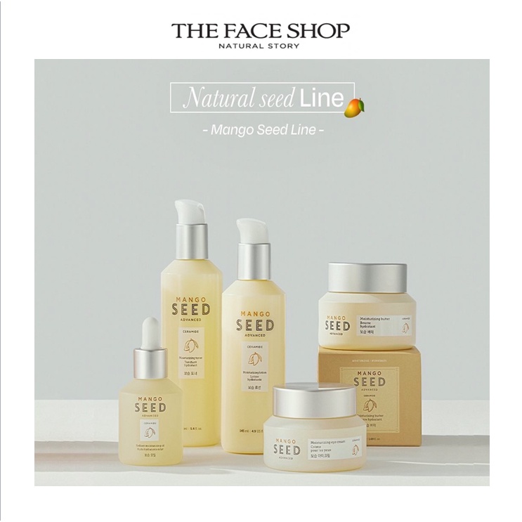 [THE FACE SHOP] Mango Seed Moisturizing Toner/ Lotion/ Oil/ Eye cream ...