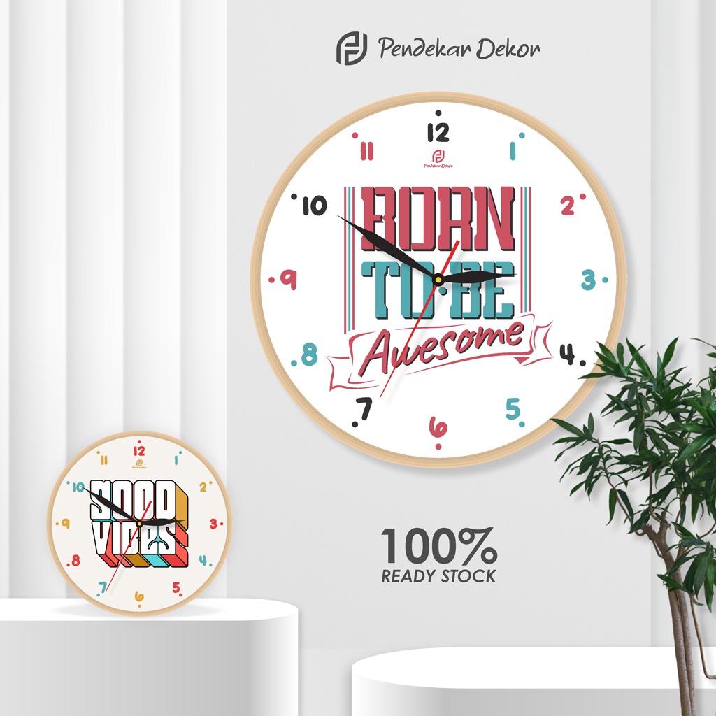 UNIQUE WALL CLOCK - QUOTES WALL CLOCK - CLASSIC WALL CLOCK - SITTING ...
