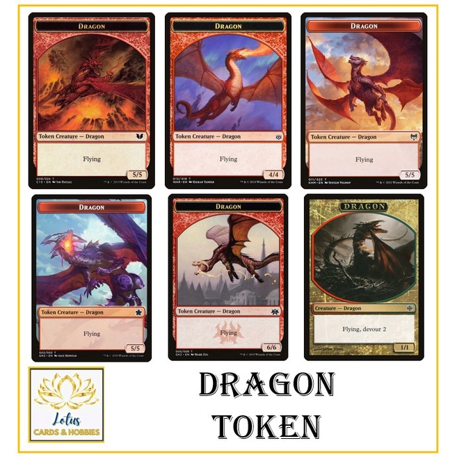 Magic the Gathering | Dragon Token | Shopee Philippines
