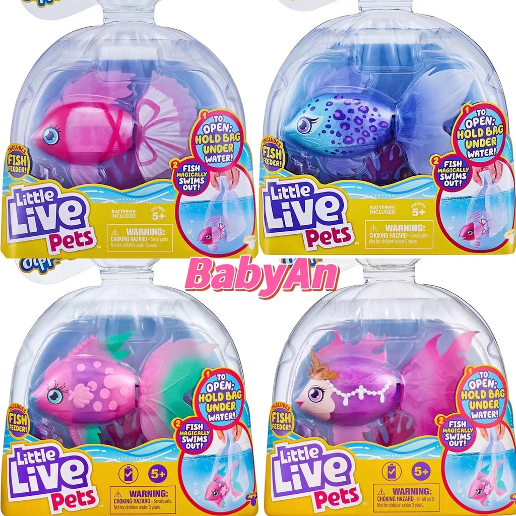 Little Live Pets Lil' Dippers Fish - Magical Water Activated Unboxing ...