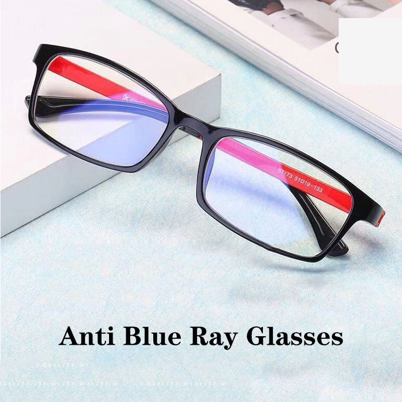Fashion Young Anti Blue Ray Glasses High Quality TR Flexible Spectacle ...