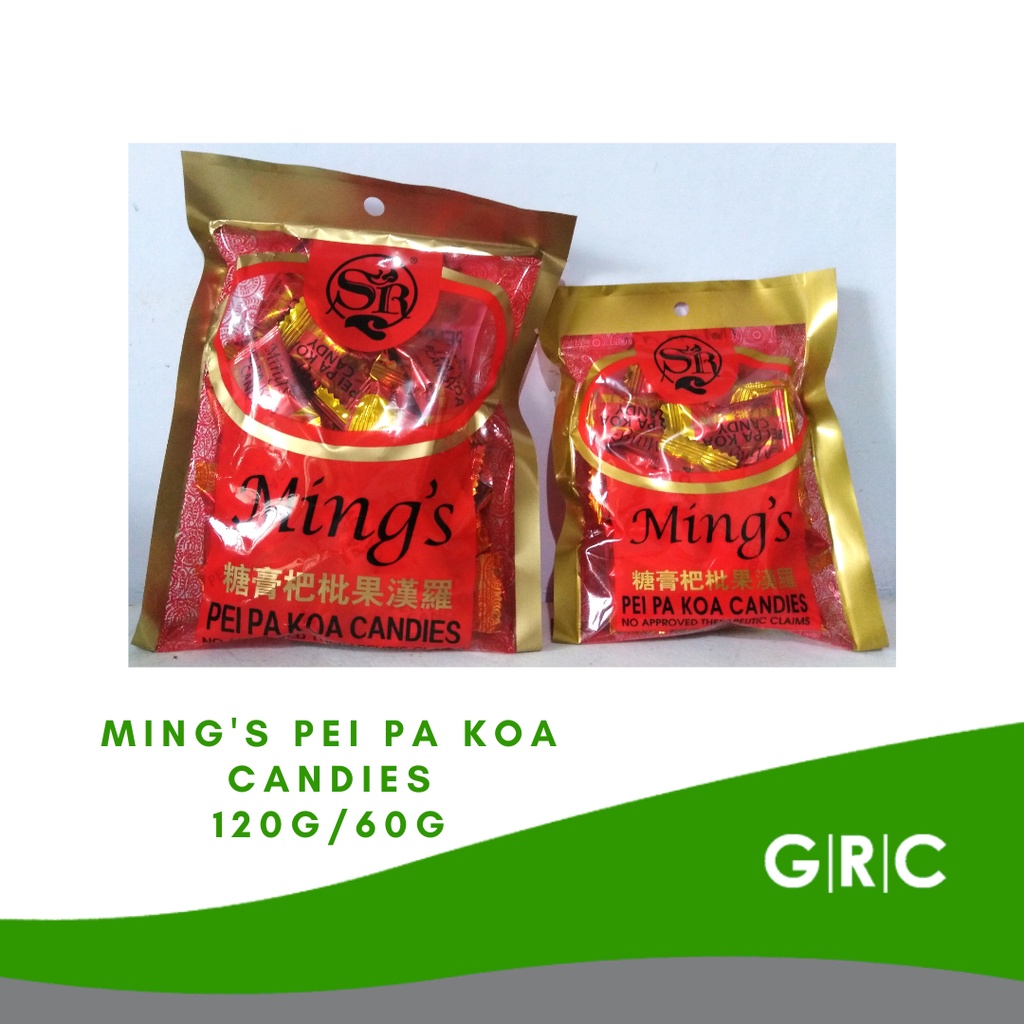 Ming's Pei Pa Koa Candies 60g/120g | Shopee Philippines