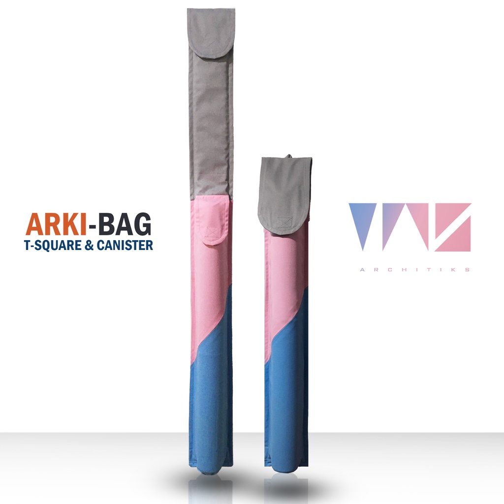 ARCHITIKS, ARKI-BAG (Cotton Candy), T-Square and Canister Bag | Shopee ...
