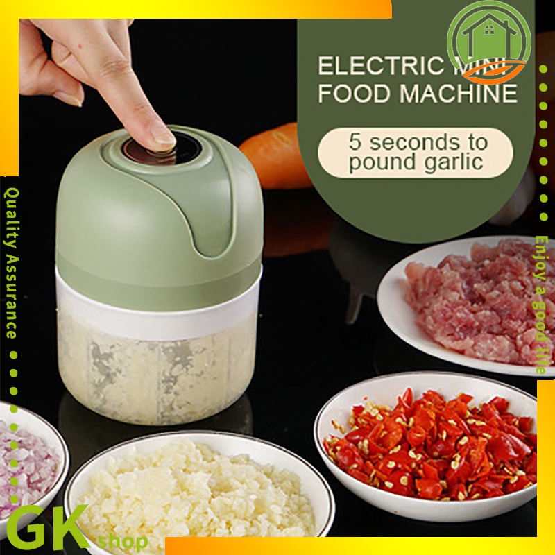 Guokui S Mall Mini Food Chopper Hand Pull Garlic Grinder Onion Ginger ...