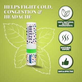 Eco Breeze Aromatherapy Nasal Inhaler 2-in-1 Lavender Oil Nasal ...