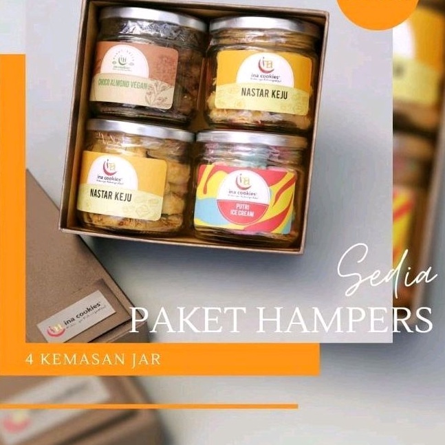 Ina COOKIES EID HAMPERS BOX CONTAINS 4 jars | Shopee Philippines