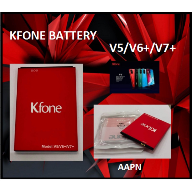 Kfone Battery Original For V5/V6+/V7+ | Shopee Philippines
