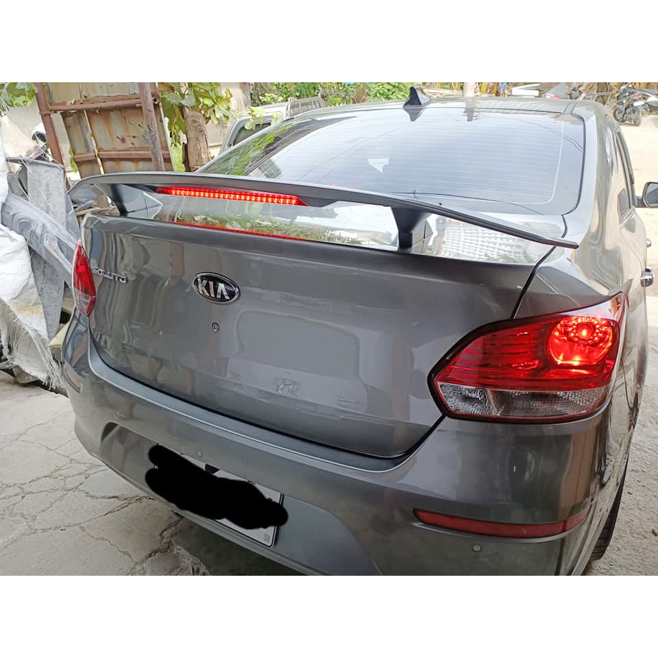 TRD V2 UNIVERSAL SPOILER WITH BRAKE LIGHT (FIBERGLASS) | Shopee Philippines