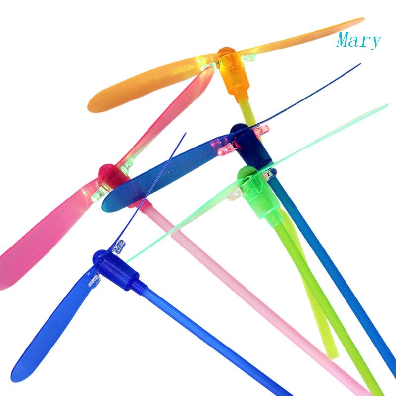 Mary Hand Helicopter Bamboo Dragonfly Hand Rub Plastic Propeller for ...