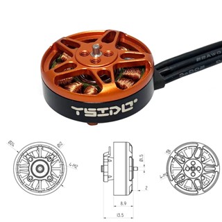 YSIDO 2004 1750KV / 3000KV Brushless Motor compatible 3.5-5inch ...