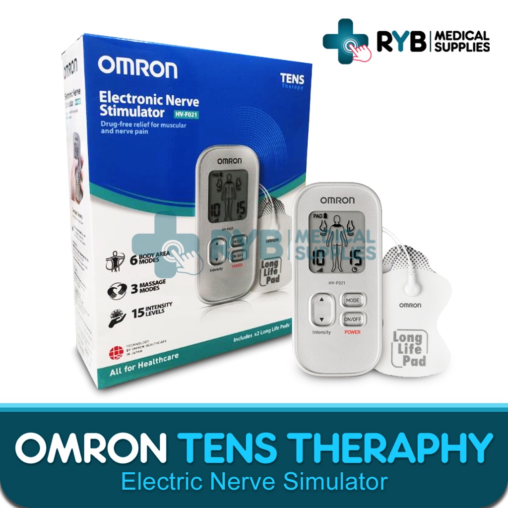 Omron Deluxe HV-F021 & HV-F013 TENS Mahine (alternative for Doctron) Electronic Nerve Stimulator ...