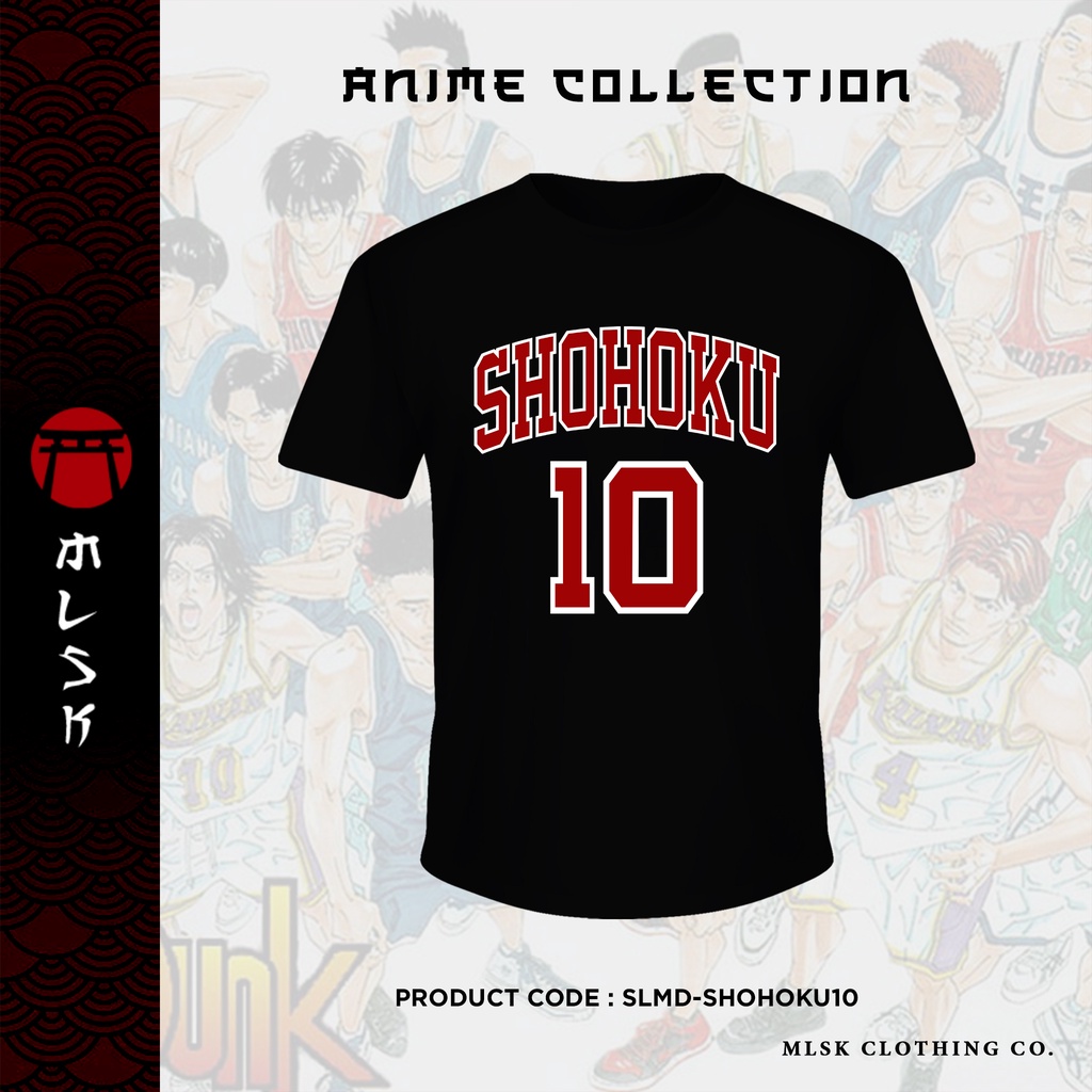SHOHOKU SLAMDUNK ANIME T-SHIRT | SHOHOKU SLAMDUNK ANIME SHIRT | Shopee ...