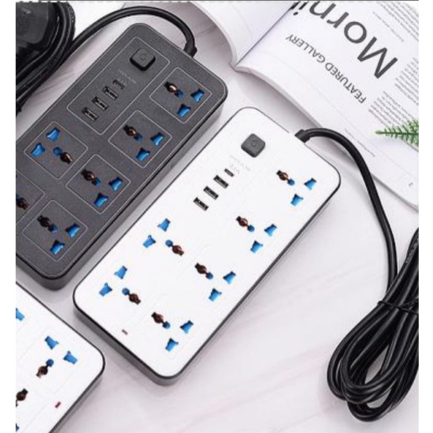 Extension outlet with switch usb cable power supply 5M 10A electric ...