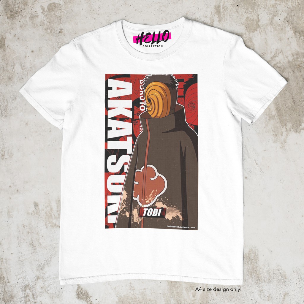 Naruto - Tobi Ver1 Anime Shirt hellocollectioncod | Shopee Philippines