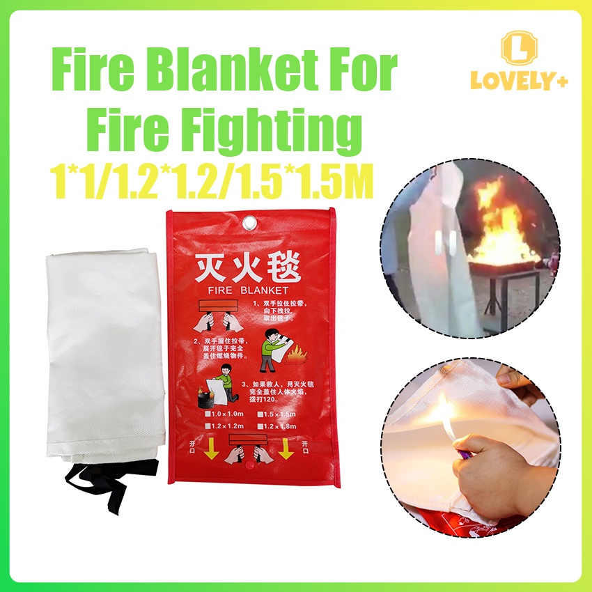 Fire blanket For Kitchen Fiberglass Emergency Fire Blanket Household ...