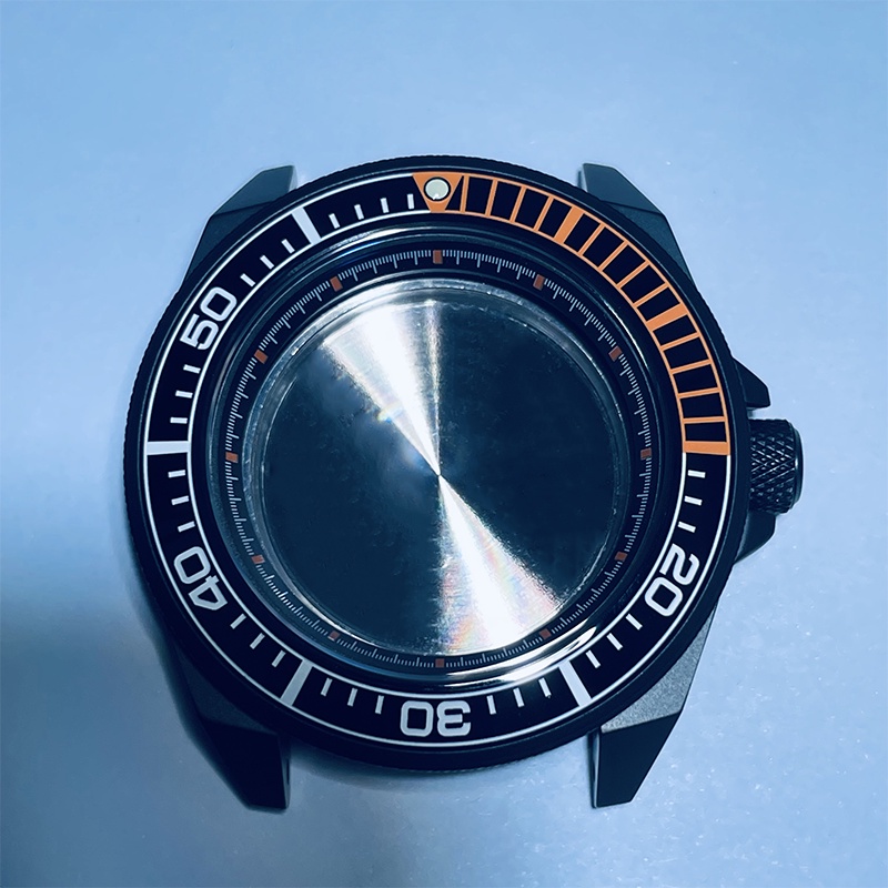 Seiko Samurai Diving Watch Modified Case Ceramic Ring Sapphire Glass ...