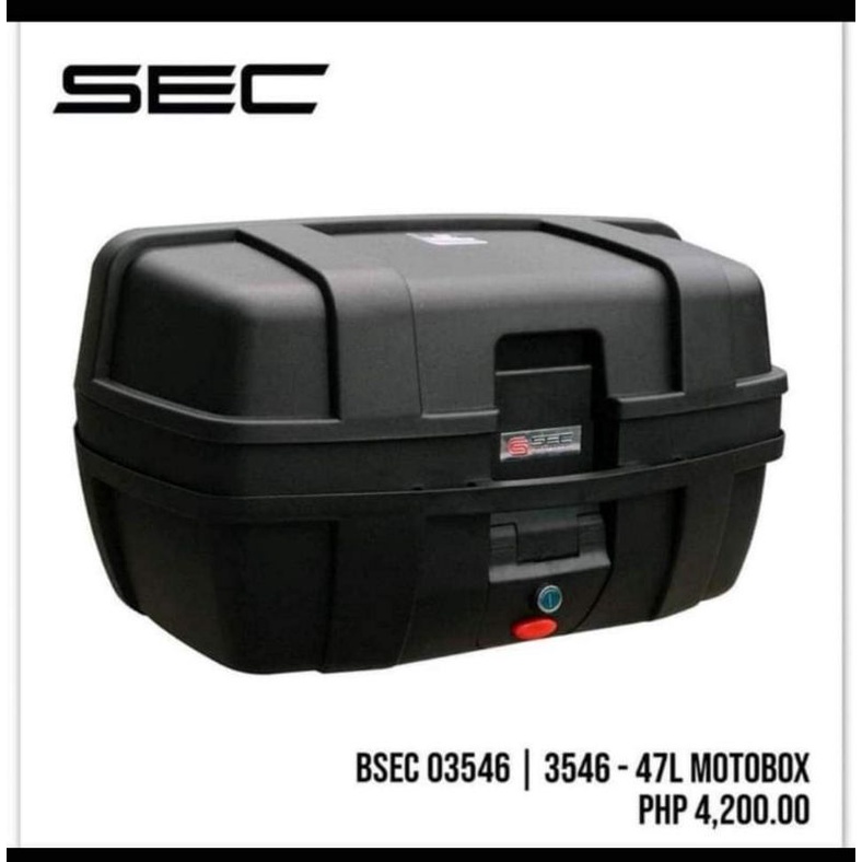 SALE ‼️SEC TOP BOX plastic (32L, 42L, 45L, 46L, 50L) COD | Shopee ...