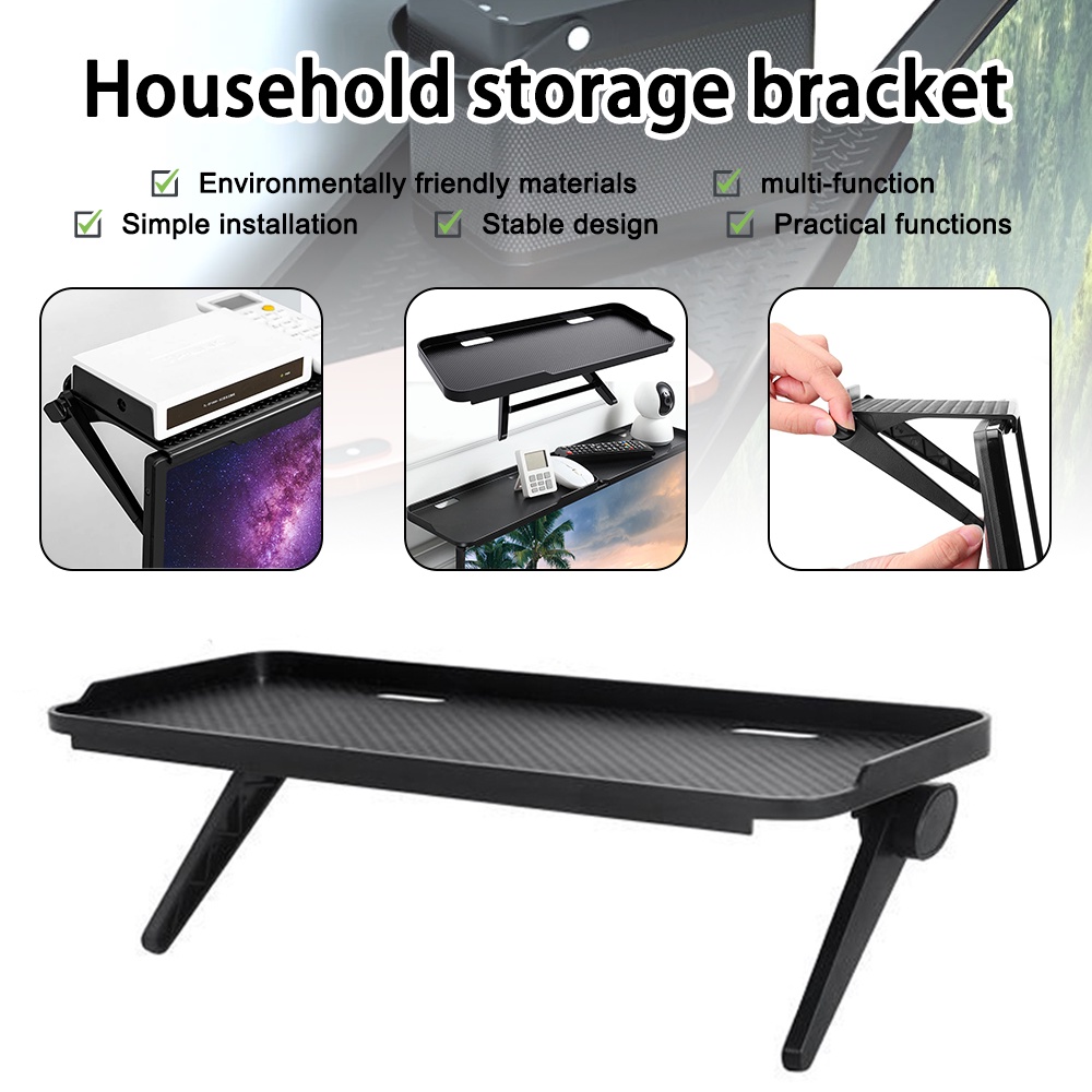 Adjustable TV Screen Top Shelf Computer Monitor Desktop Stand TV Rack ...