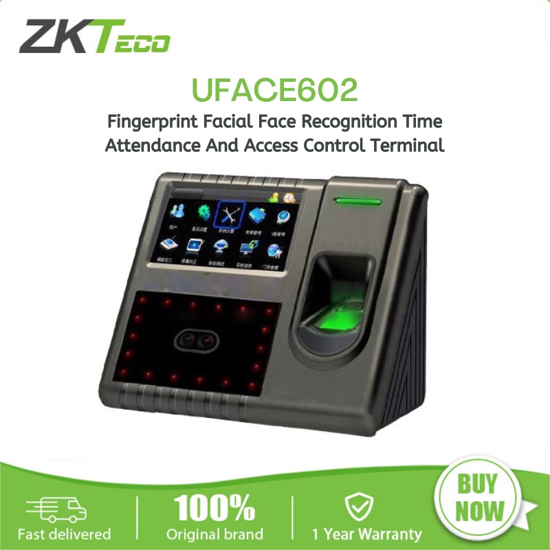 ZKTeco uFace SERIES/ID Fingerprint Facial Face Recognition Time ...