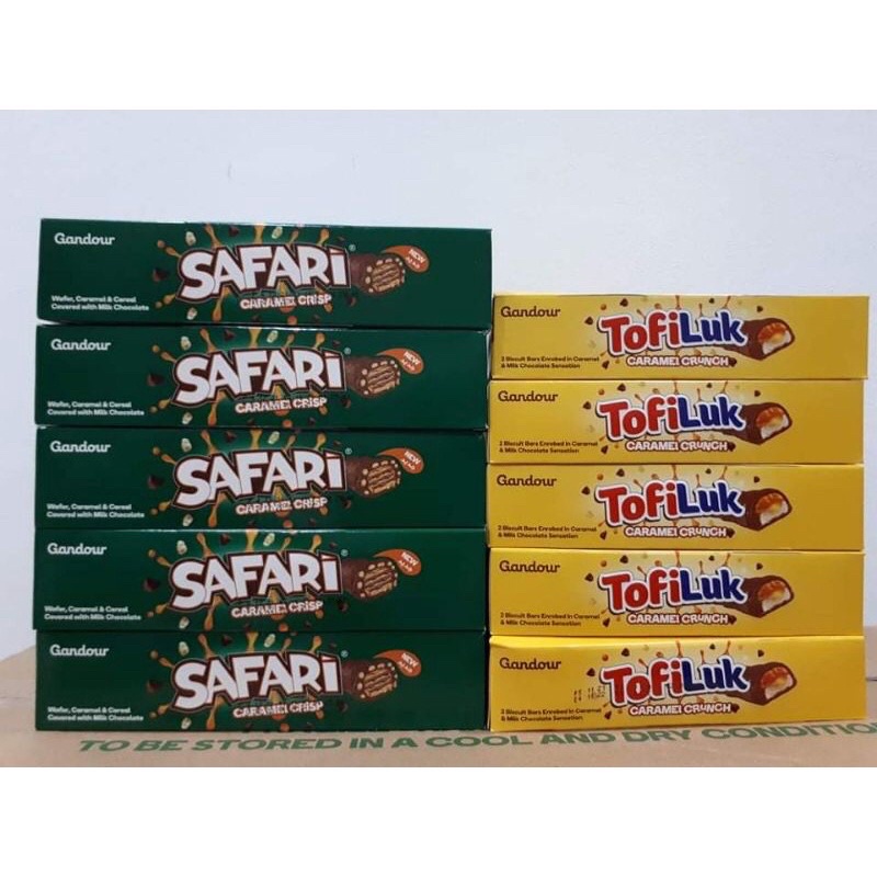 safari chocolate and tofiluk chocolate 12 bars 38g | Shopee Philippines
