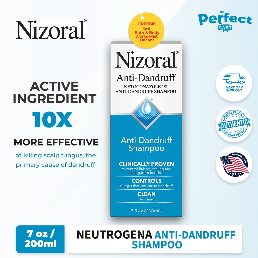 Nizoral A-D Anti-Dandruff Shampoo 7 oz | Shopee Philippines