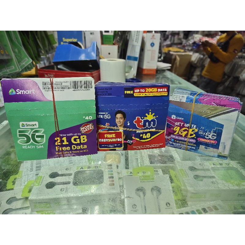 Globe sim,Smart sim,TM sim Mobile simcard | Shopee Philippines
