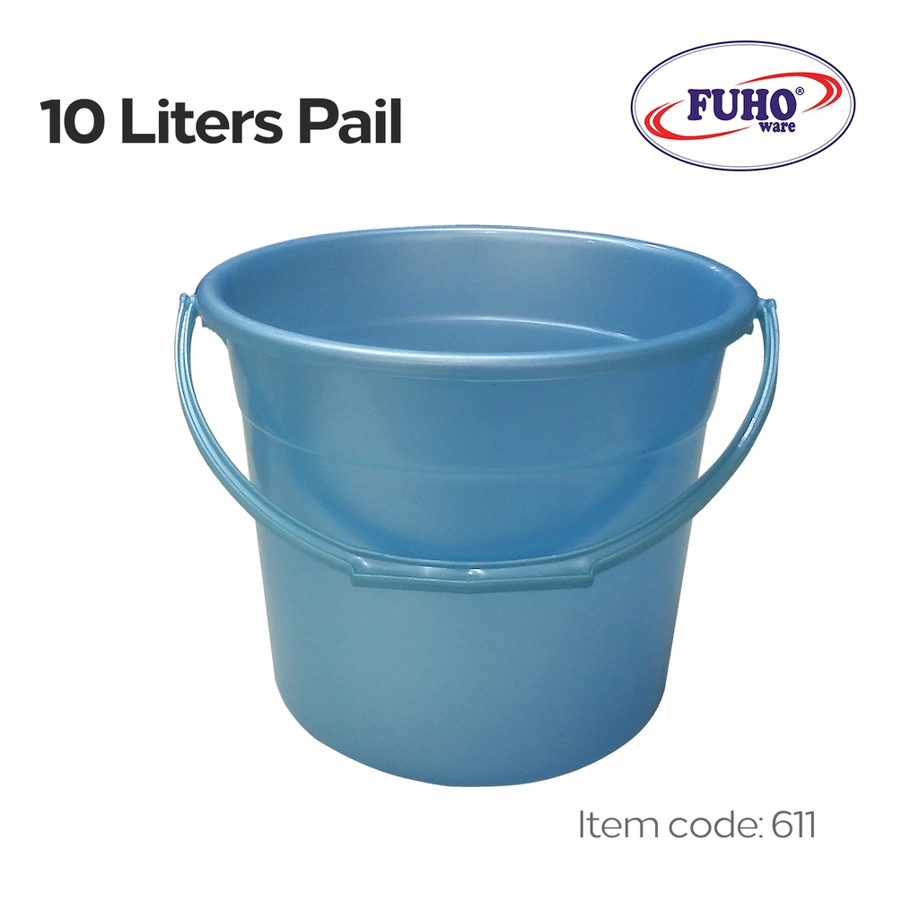 FUHO 2.5 Gallon Pail Without Cover Container Bucket Jug Canister ...
