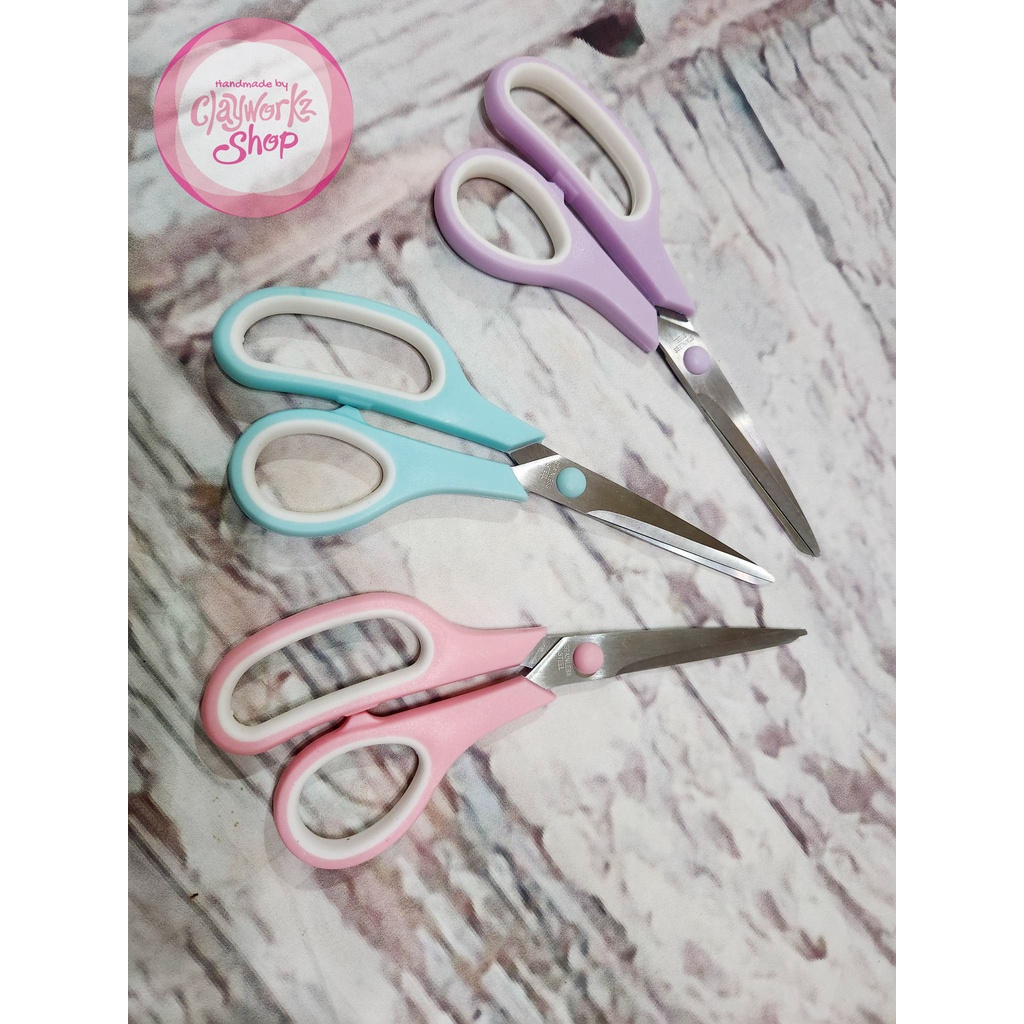Large Pastel Color Scissors ( 19cm ) for DIY Arts & Crafts Office ...