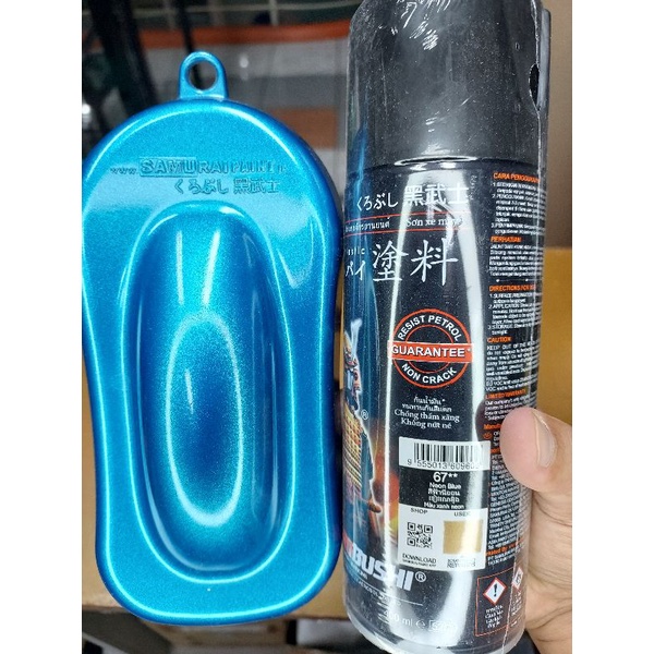 Samurai Paint 67 Neon Blue 400ml | Shopee Philippines
