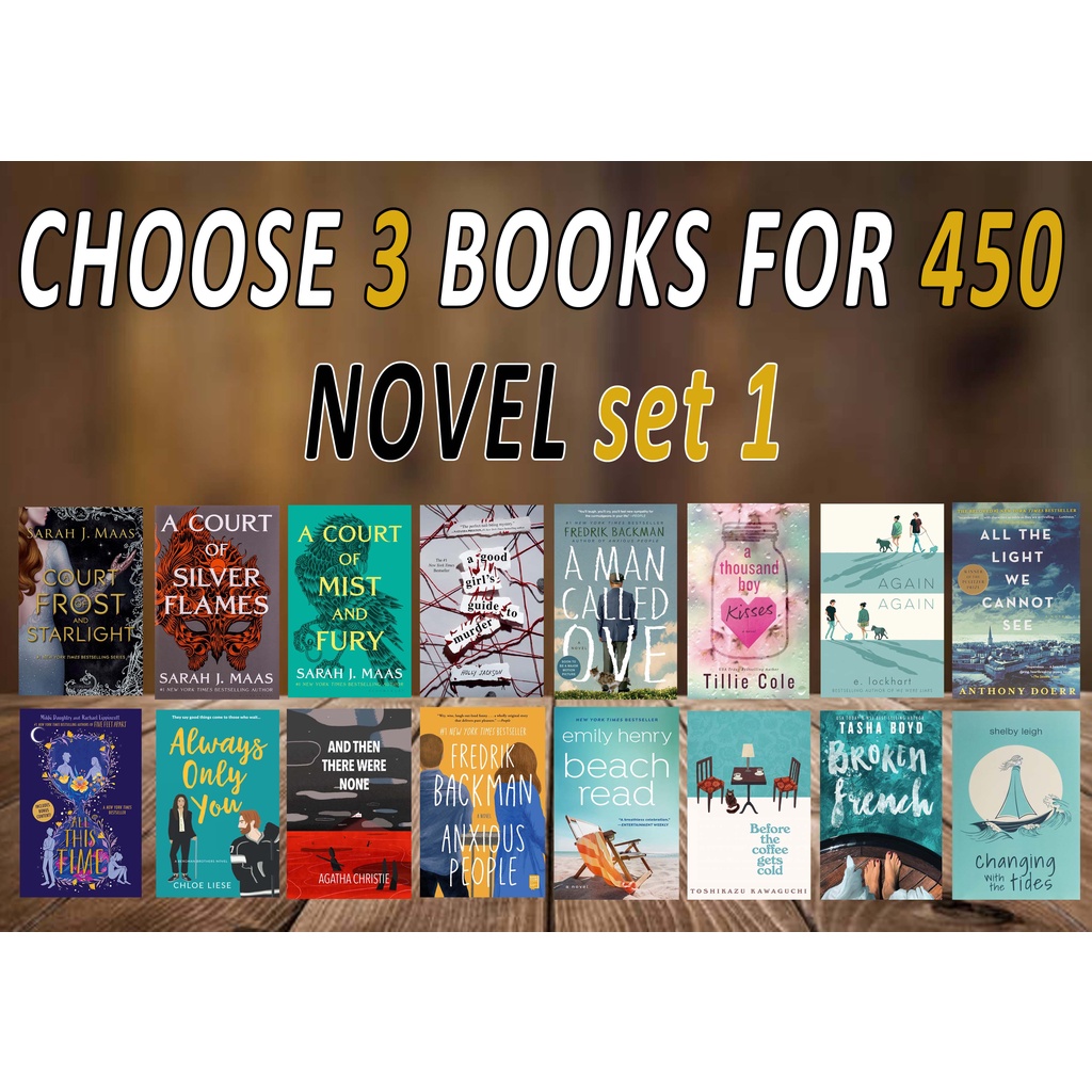 Novel / Books Set1 | Shopee Philippines