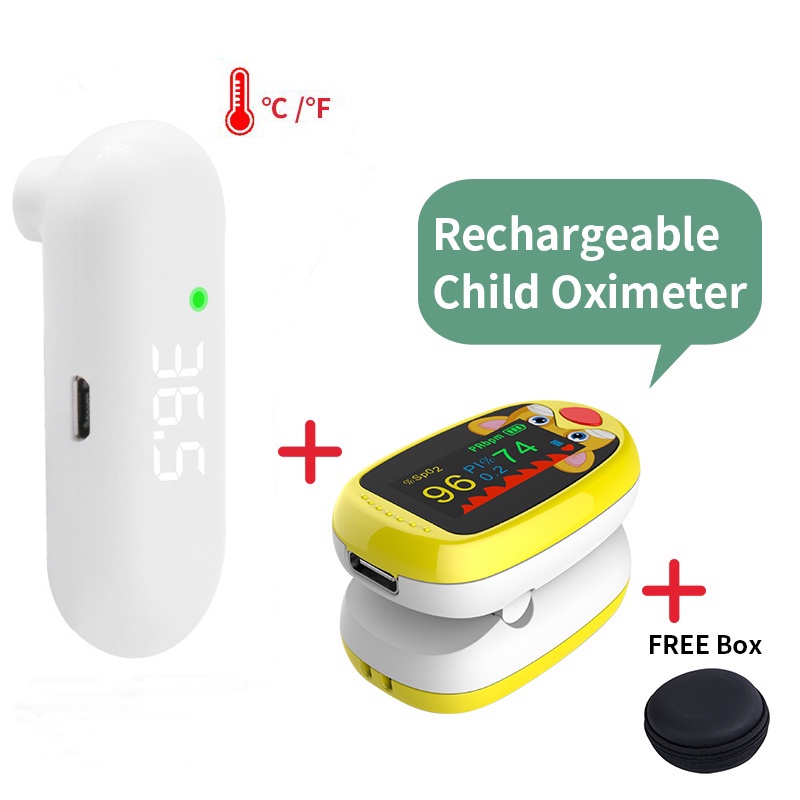 Baby Finger Pulse Oximeter Pediatric SpO2 PR Rechargeable Children kids ...
