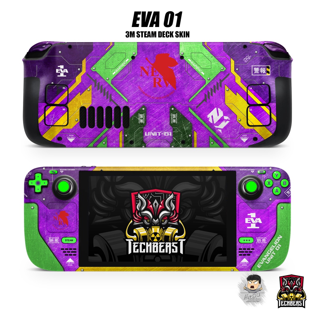 3M Steam Deck EVA Skin Custom Mecha Wrap Vinyl SD Techbeast | Shopee ...