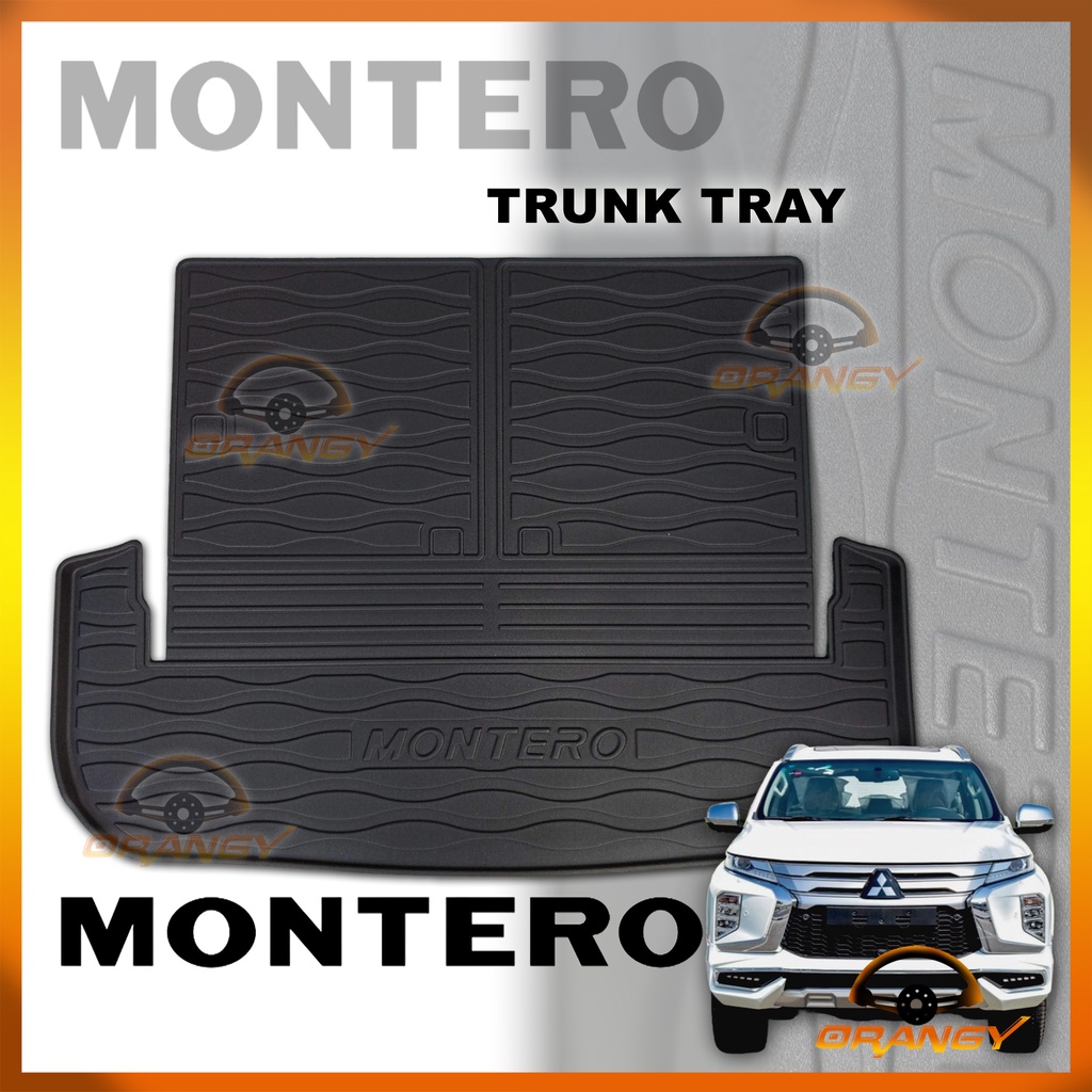 Mitsubishi Montero 2016 to 2025 Bendable Full Cargo Trunk Tray w/ Back ...