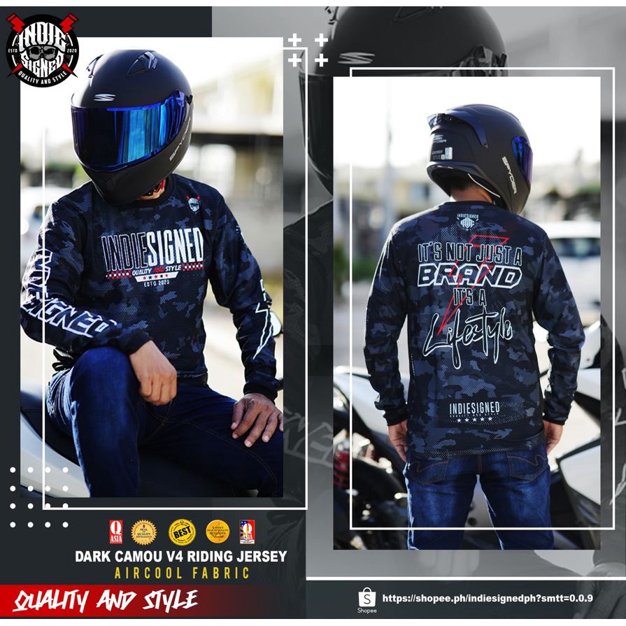 INDIE DCMOU v4 RIDING JERSEY (AIRCOOL) | Shopee Philippines